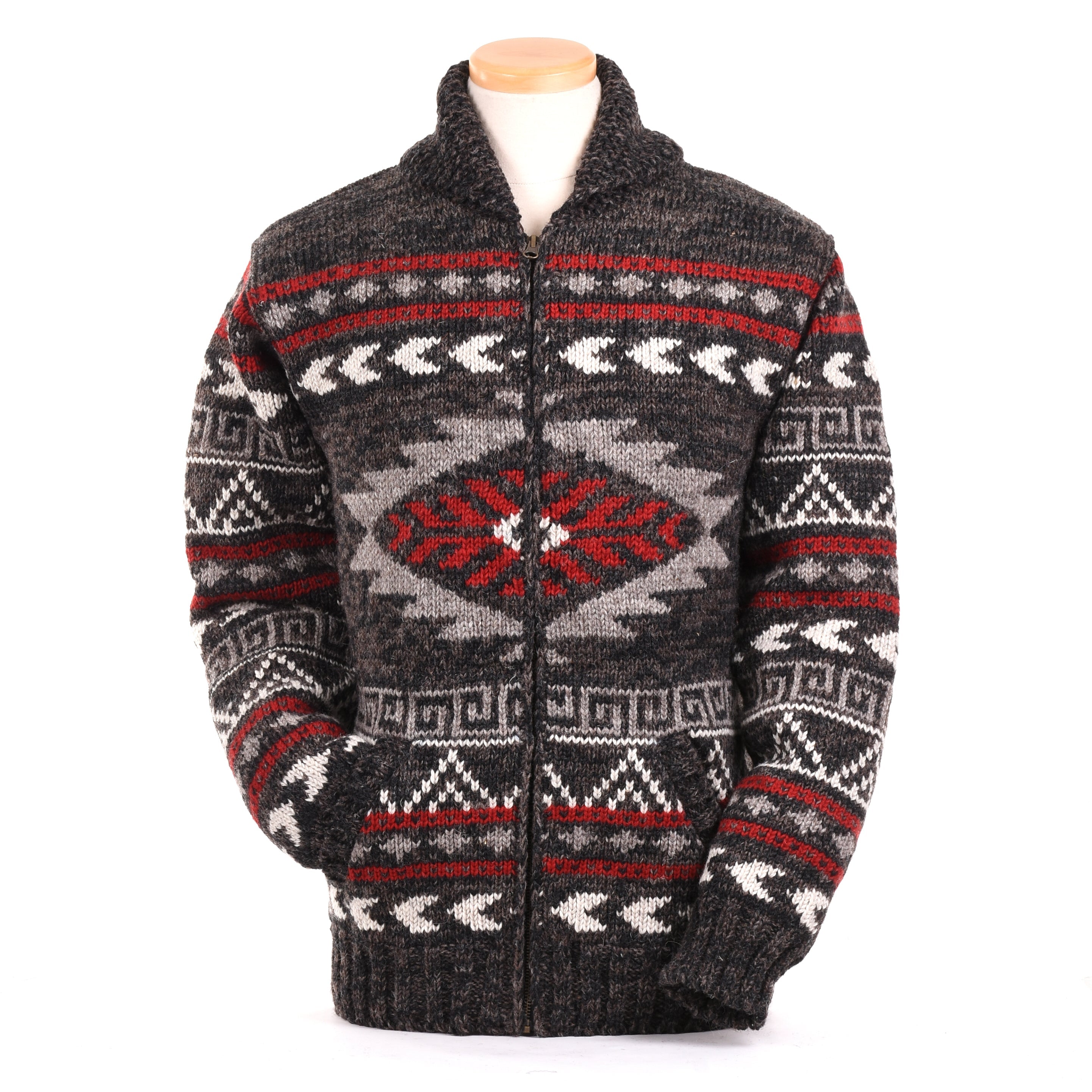 Scottsdale Sweater – 100% Wool Southwest-Inspired Luxury with Fleece ...